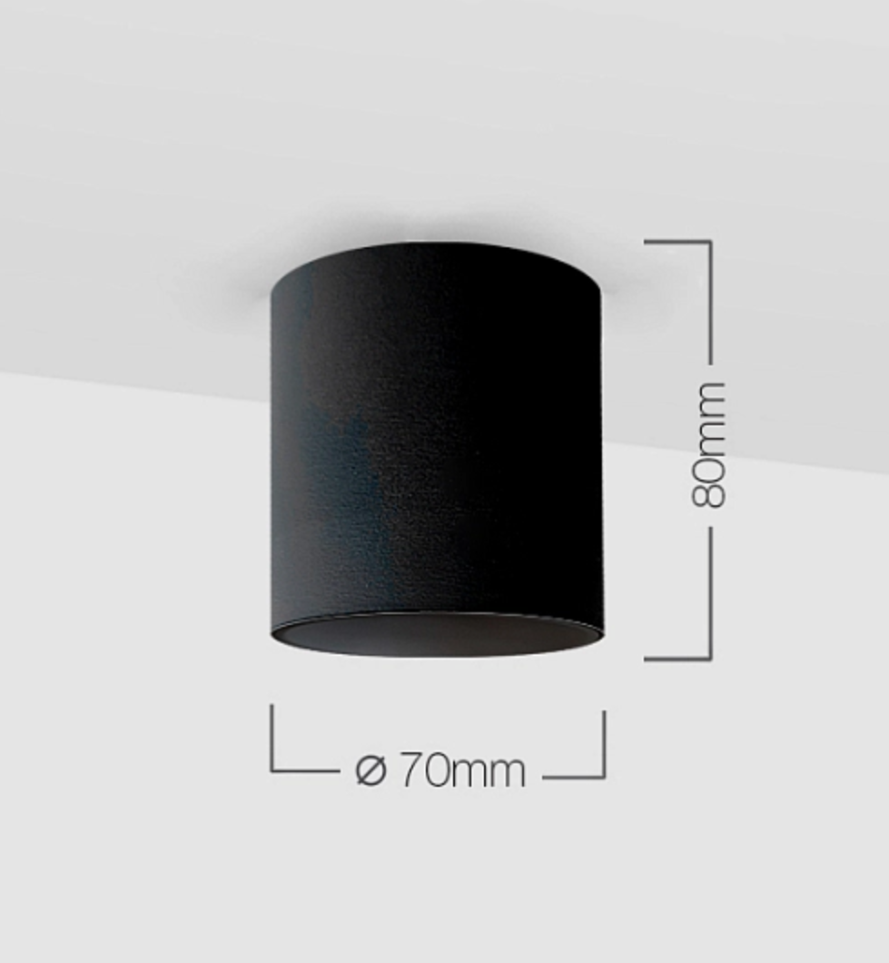 Светильник накладной экспертного уровня Pivot Mini Black, 3000 К
