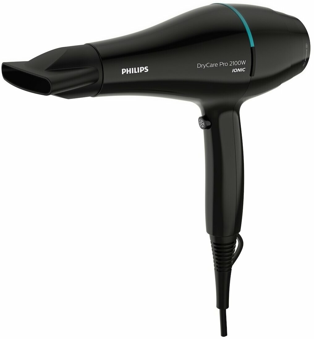 Фен Philips DryCare BHD272 RU, ионизация, 2100 Вт, 3 режима, черный