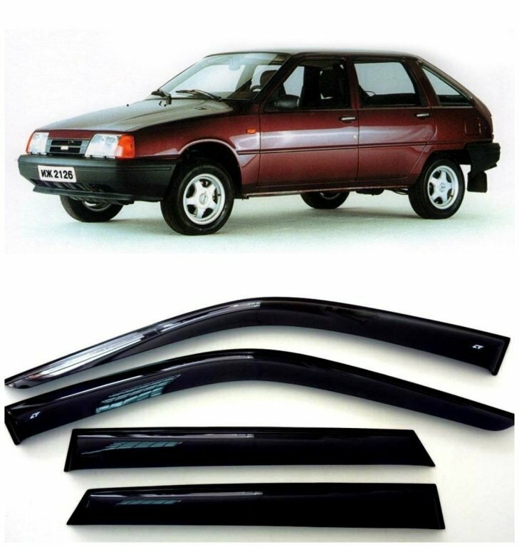 Дефлекторы боковых окон ИЖ ОДА дефлекторы окон