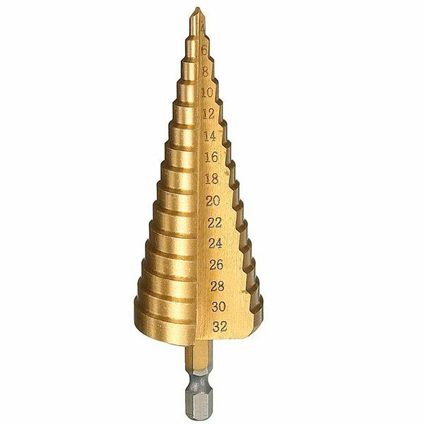 Сверло ступенчатое Сервис ключ, 4-20 мм 72340
