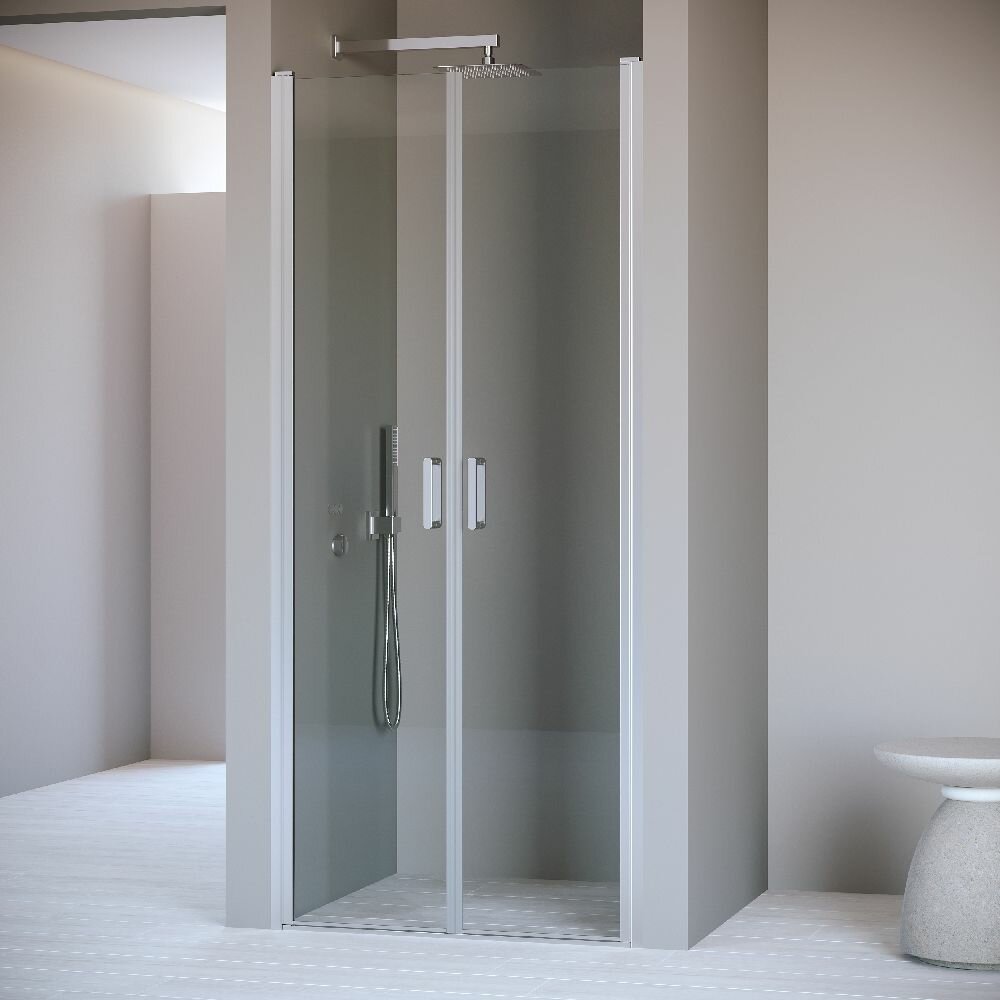 Душевая дверь RGW (РГВ) 60x195 см PA-104 хром цвет, прозрачное стекло 6 мм, EasyClean (060810406-11)