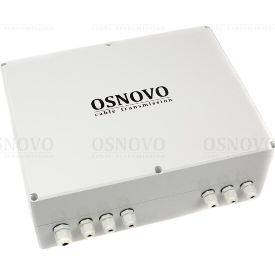Уличный PoE коммутатор Gigabit Ethernet на 6 портов Osnovo SW-80402-W(port 60W)