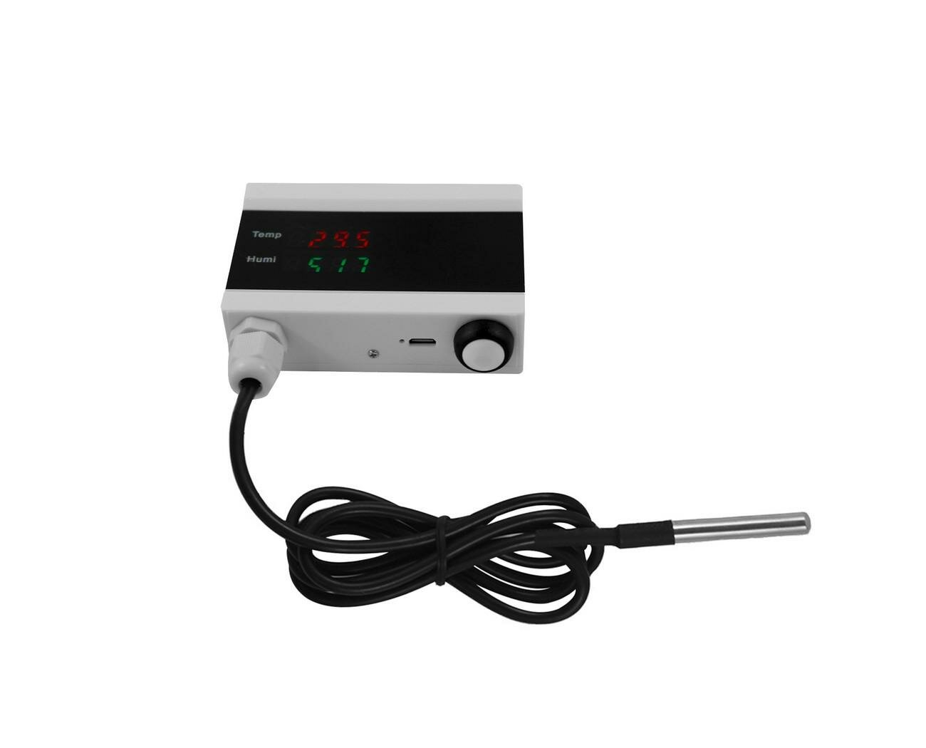 Умный Wi-Fi датчик IP67 температуры воздуха и воды (-40.+120) Страж 951TH WiFi (экран) (S18505SNT) автономный с экраном и сиреной. Приложение Tuya