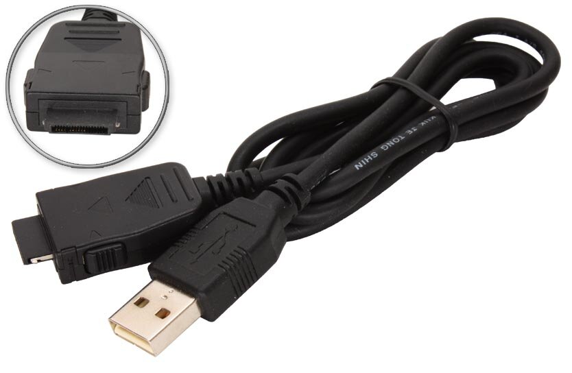 Кабель USB - 18pin (Data-кабель) для MP3 плеера Samsung YH-J50, YH-J70, YP-Z5, YP-Z5F