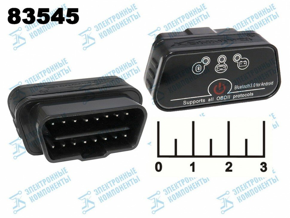 Адаптер OBD2 ELM 327 bluetooth KW-901 V2.1