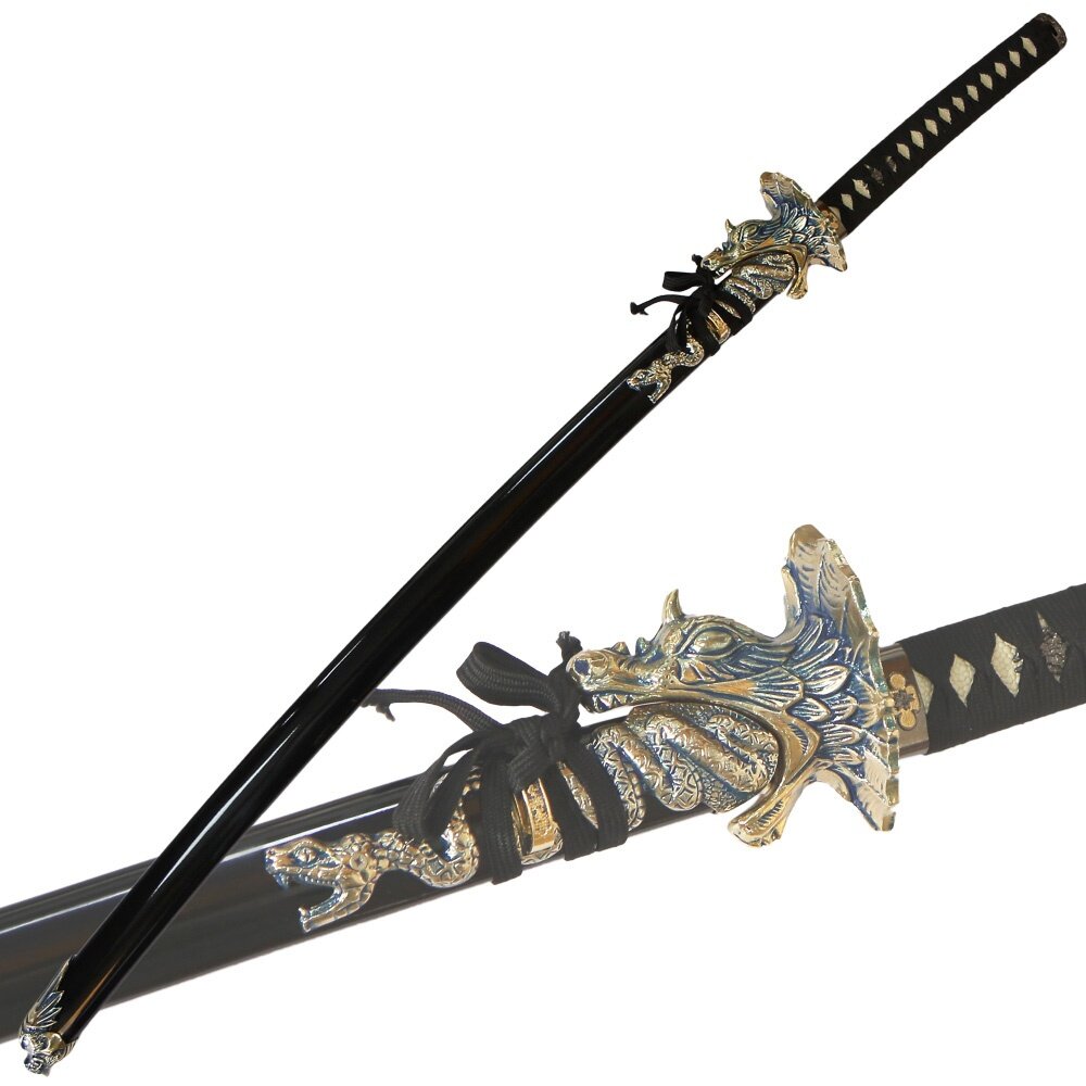 Art Gladius AG-058-R Катана дракон пожирающий змею самурайский меч, art gladius