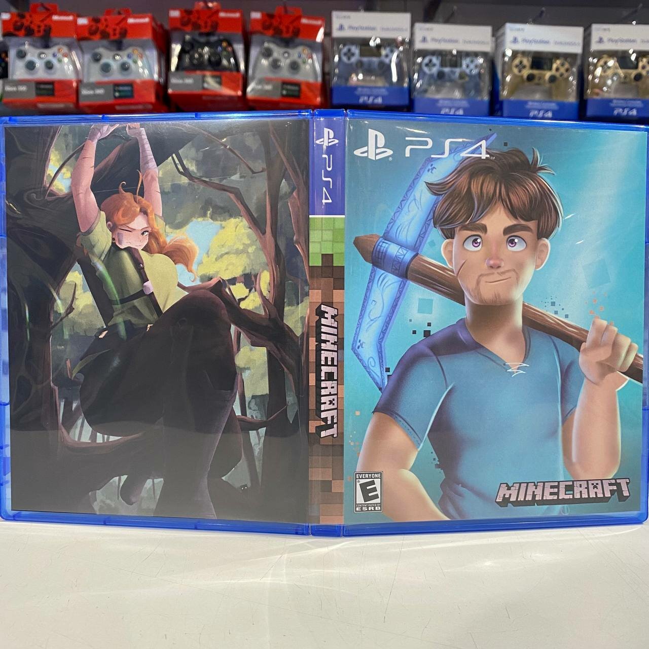 Эксклюзивная обложка PS4 для Minecraft №20