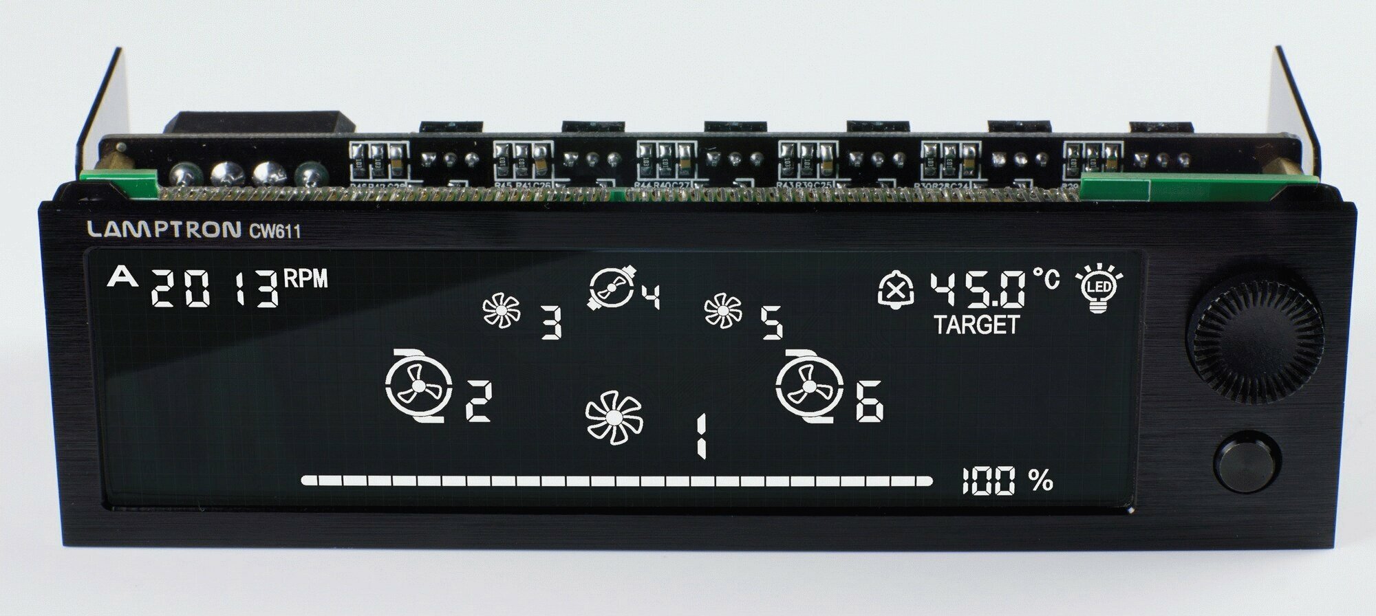 5,25 Панель Lamptron Fan Controller CW611