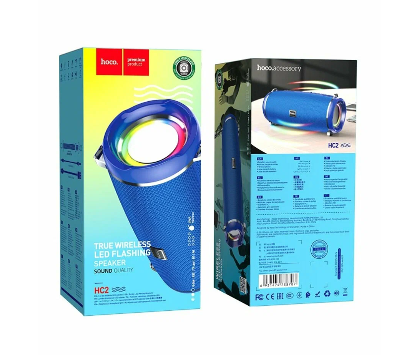 Колонка портативная HOCO, HC2, Xpress sports, Bluetooth, синий