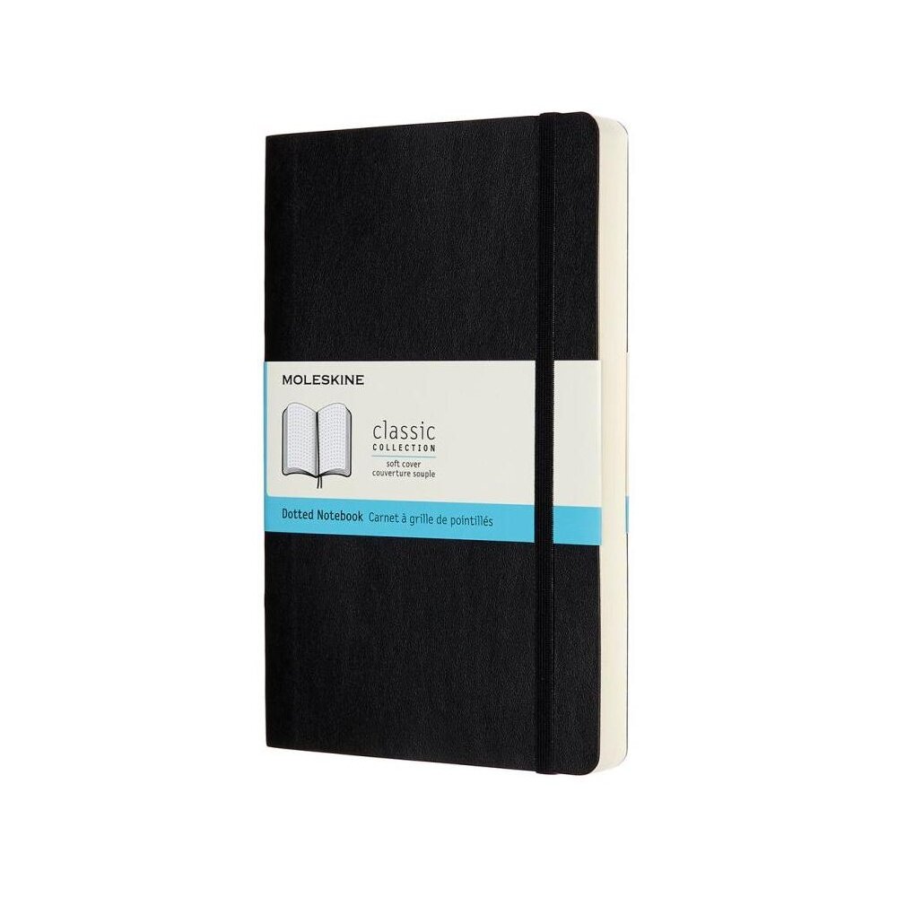 Moleskine QP619EXP Блокнот moleskine classic soft expended, large 130х210 мм, 400 стр, пунктир, мягкая обложка, черный