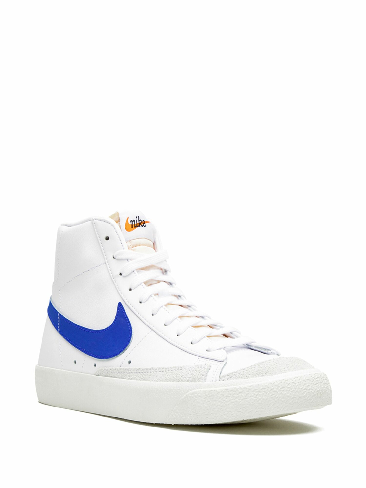 Кроссовки NIKE Blazer Mid '77, размер 5 US, бежевый/белый — фото 1