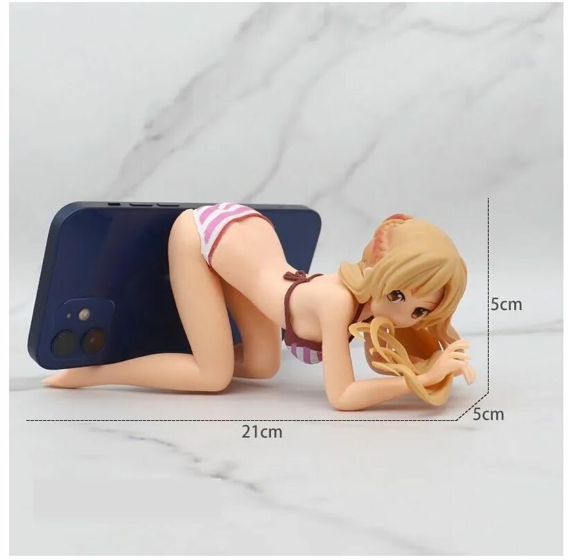Подставка для телефона Аниме девушка /фигурка аниме