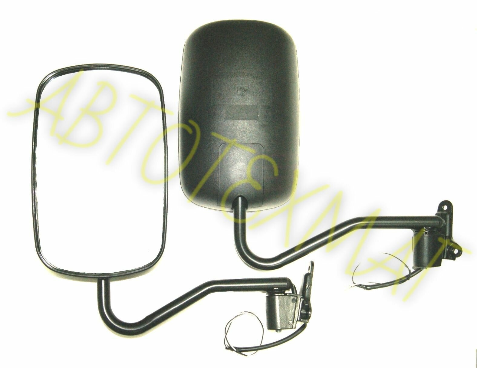 Зеркало Газель c обогревом для 3302, 2705 комплект и увеличенной зоной обзора.