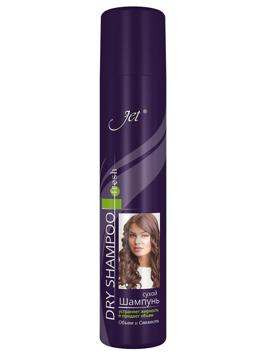Сухой шампунь для волос Jet освежающий Объем и свежесть 200мл