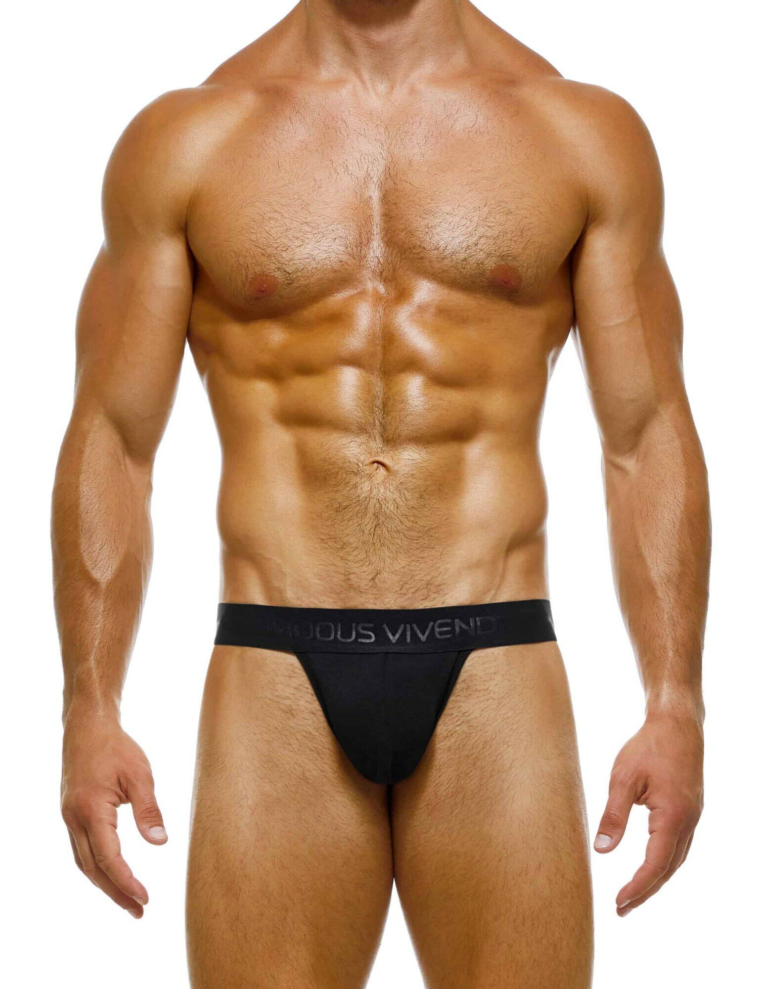 Трусы-стринги "Organic T-String Black" / Modus Vivendi / Черный / Размер L