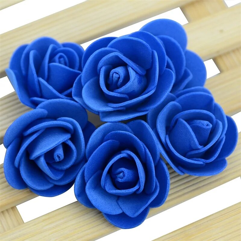 Искусственные розы темно-синие Royal blue
