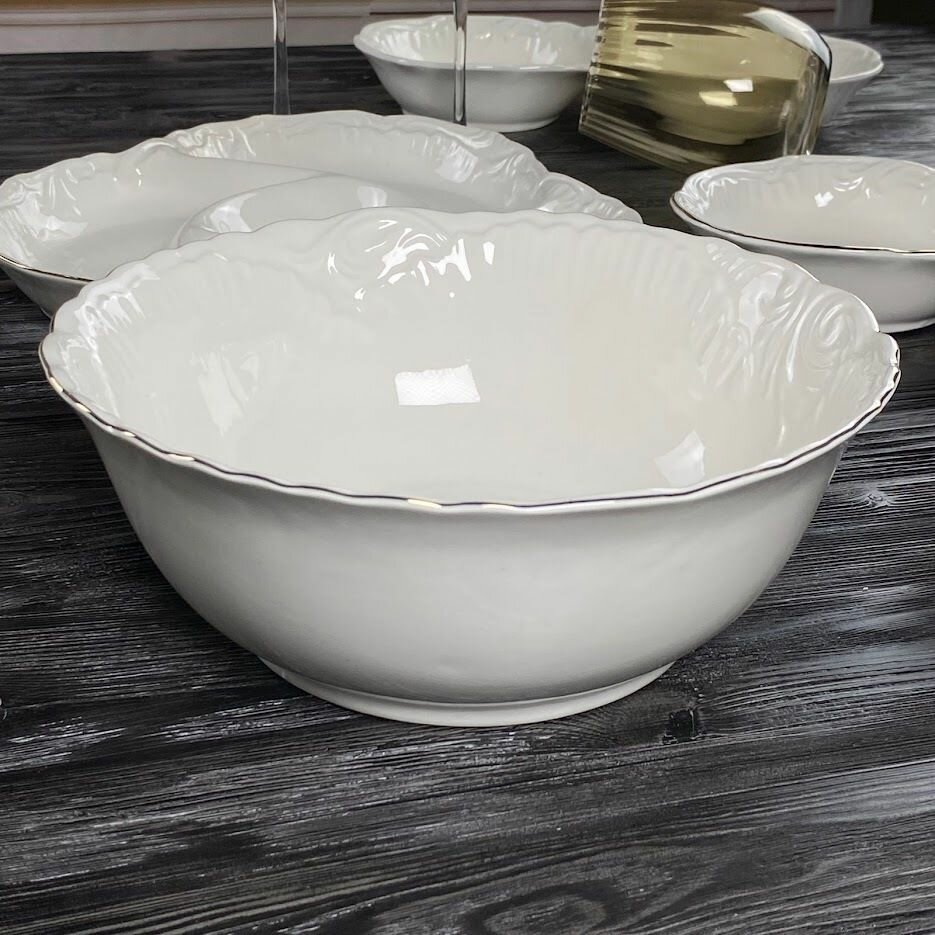 Салатник 23х9см "аврора золото"