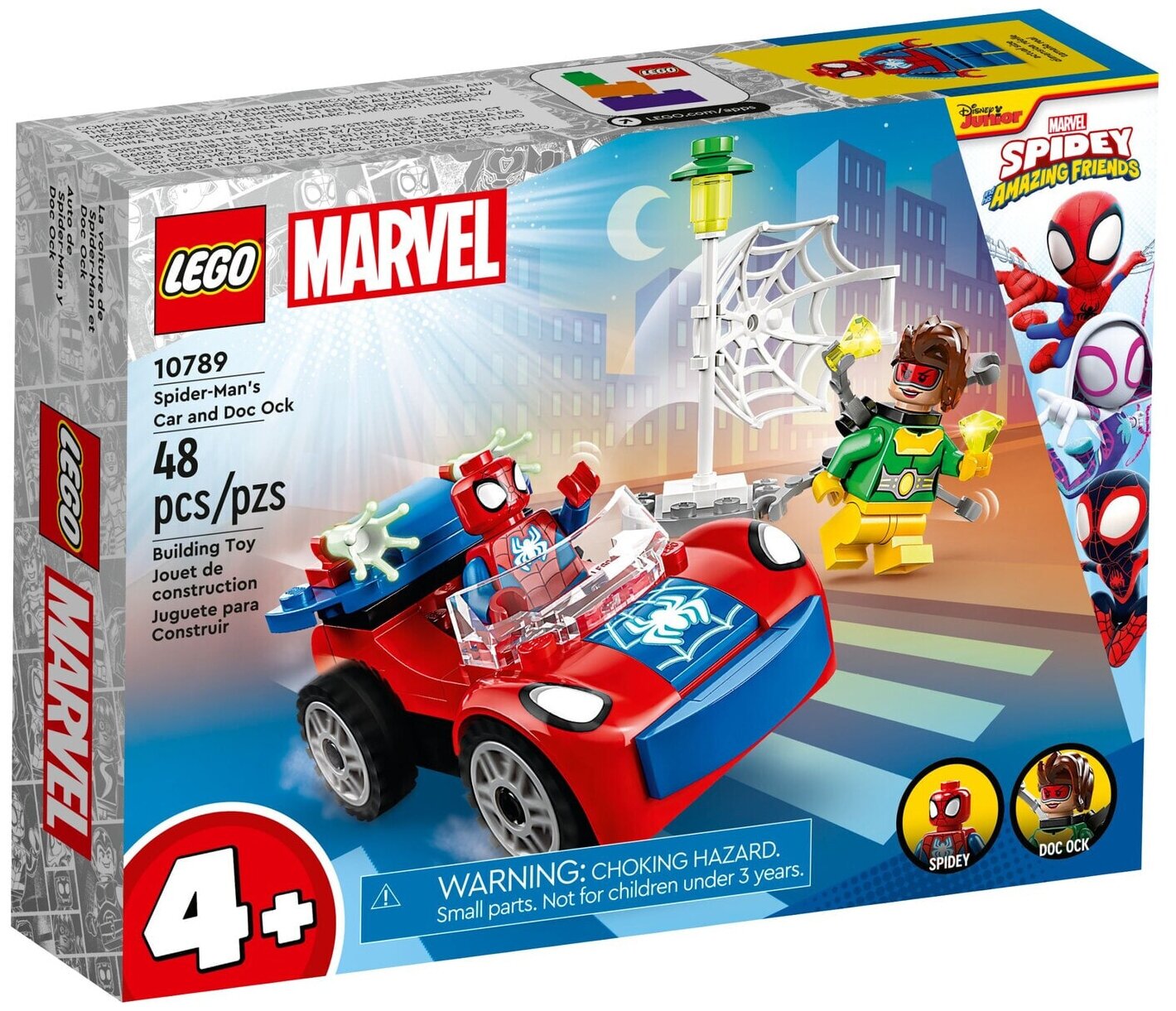Конструктор LEGO Super Heroes 10789 Автомобиль Человека-паука и Док Ок, 48 дет.