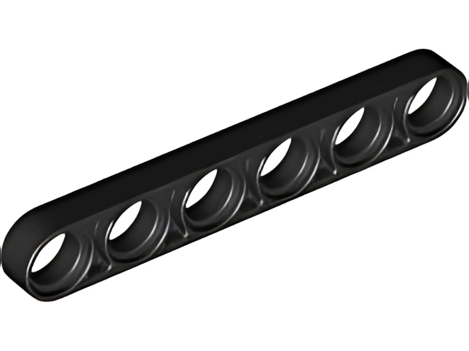 Деталь LEGO Technic, Liftarm Thin 1 x 6 32063 Black U