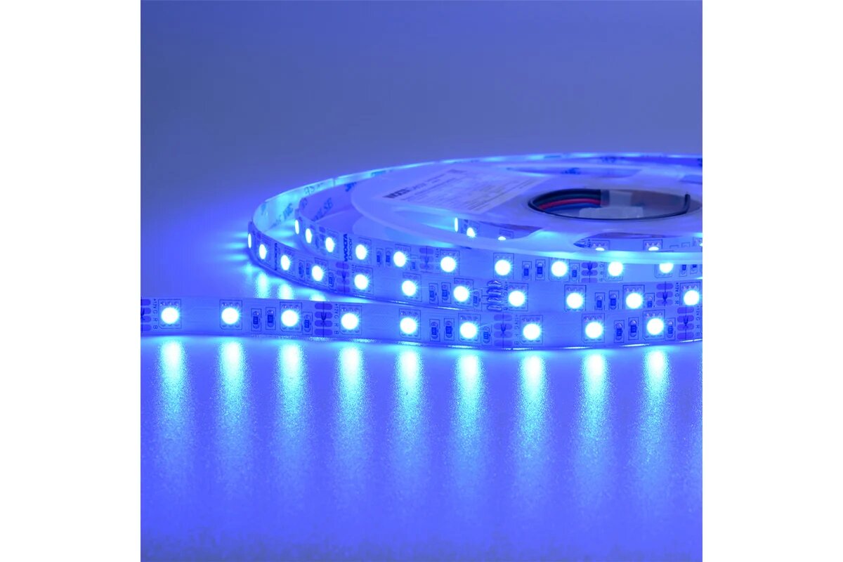 Wolta WLS5050-14,4W/RGB/12V 5м IP20 60 диодов/м SMD5050 - светодиодная лента RGB 10 мм