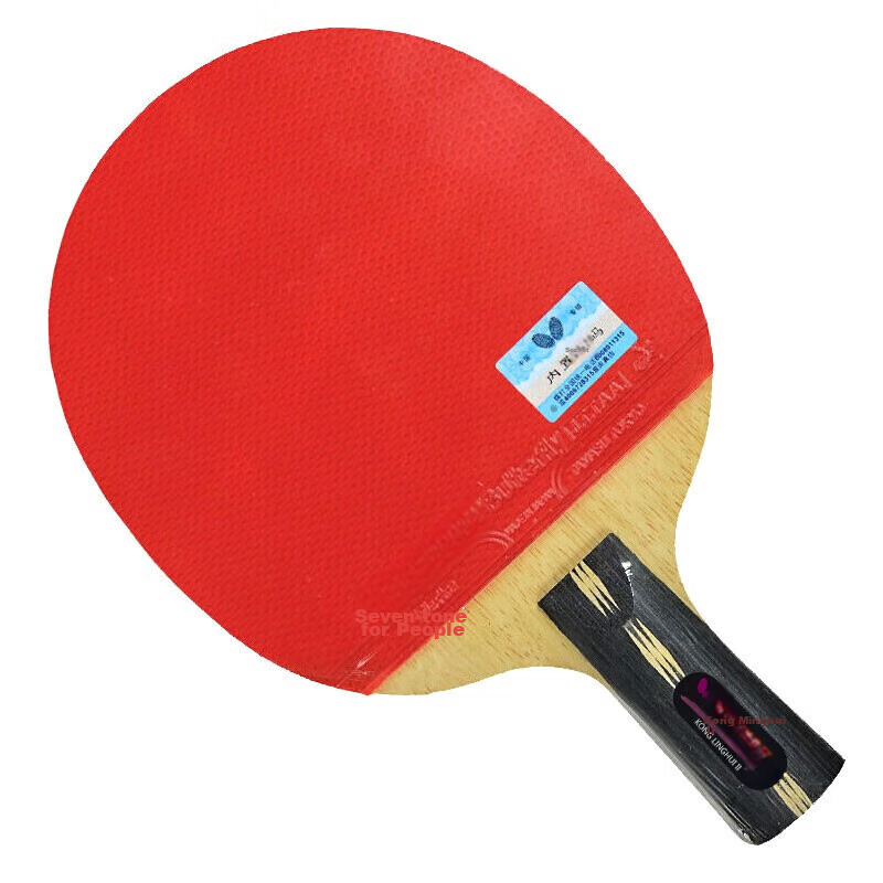 Ракетка Butterfly Hengli Ming Star Table Tennis Racket, цвет красный, черный
