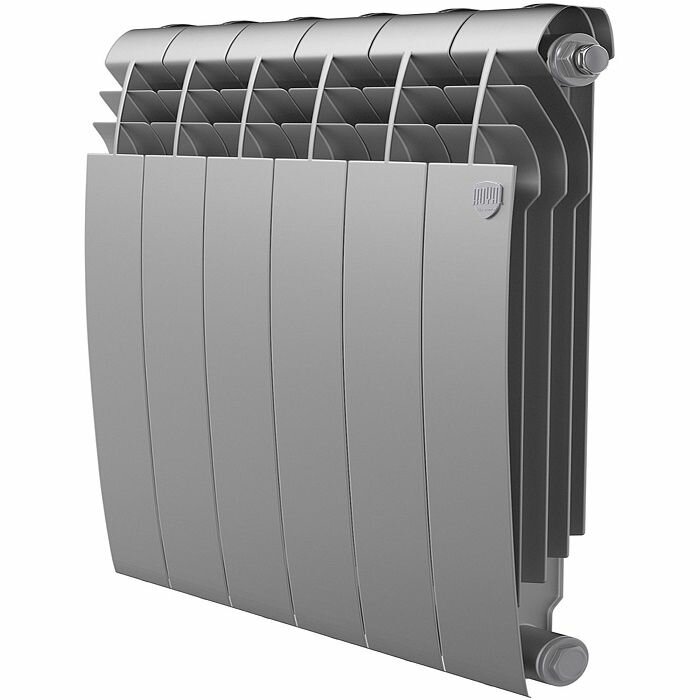 Радиатор биметаллический Royal Thermo BiLiner 500/ Silver Satin 6 секций