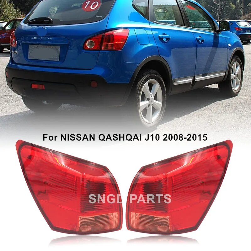 Для Nissan Qashqai Dualis J10 2008 2009 2010 2011 2012 2013 2014 2015 левый/правый внешний задний фонарь задний фонарь Right(1PCS)