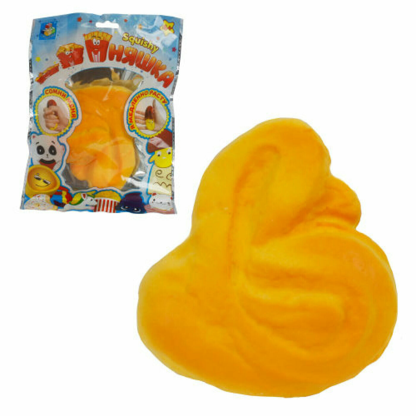Игрушка-антистресс Сквиши Мммняшка Squishy, Булочка (Т12429)