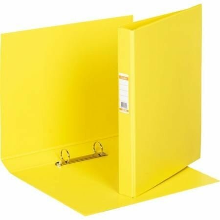Папка на 2-х кольцах Bantex 35 мм, 1300-06 желтая