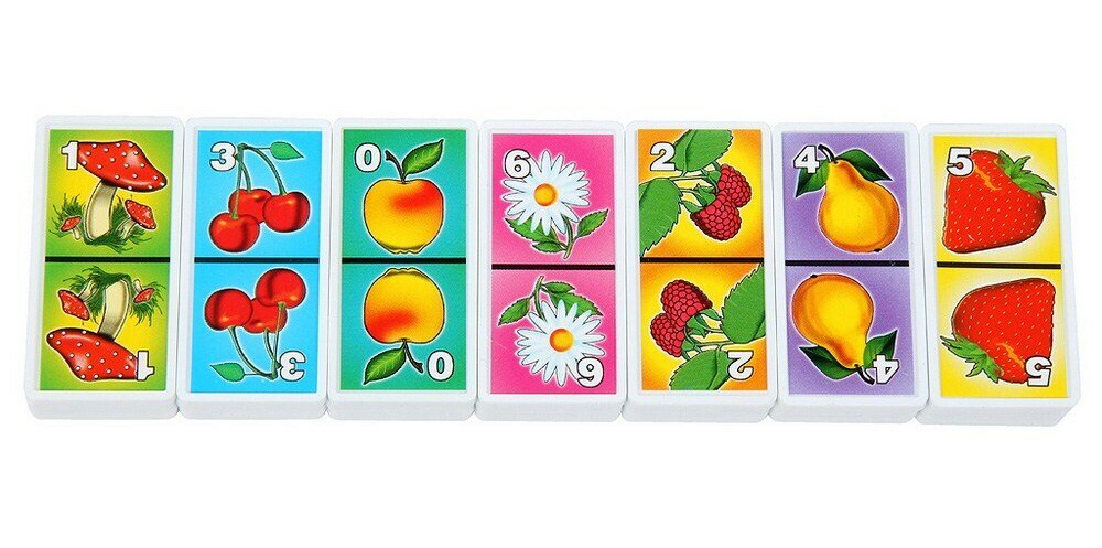 Домино Stellar в футляре Фрукты (12)