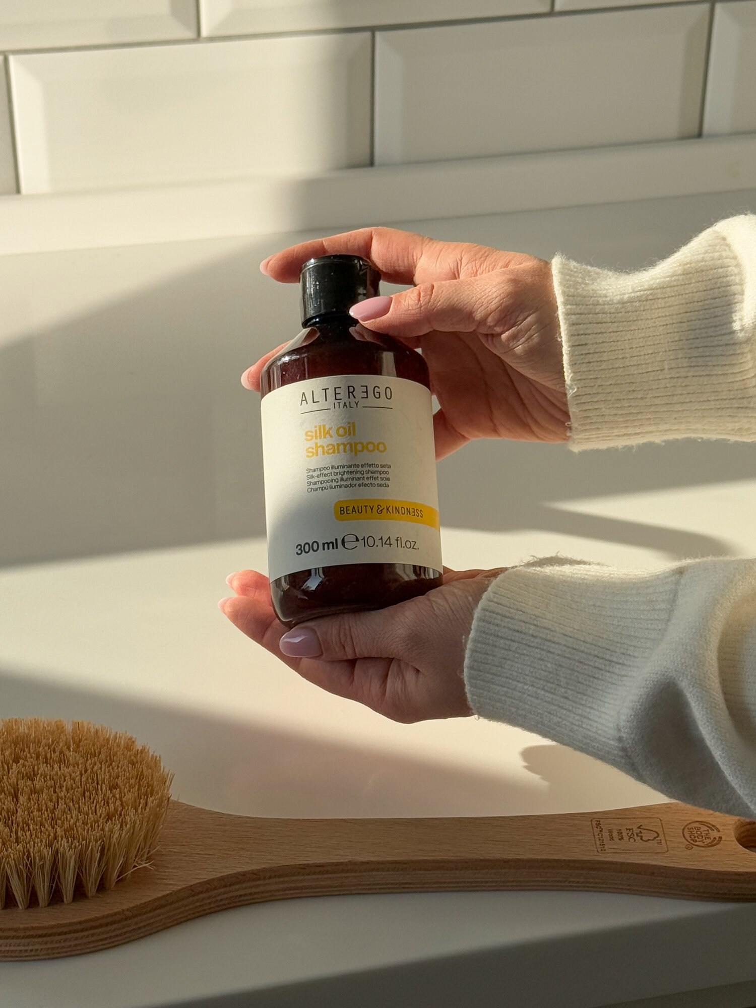 AlterEgo Italy Silk Oil Shampoo Шелковый шампунь, придаёт максимальный блеск, профессиональный, бессульфатный, 300 мл