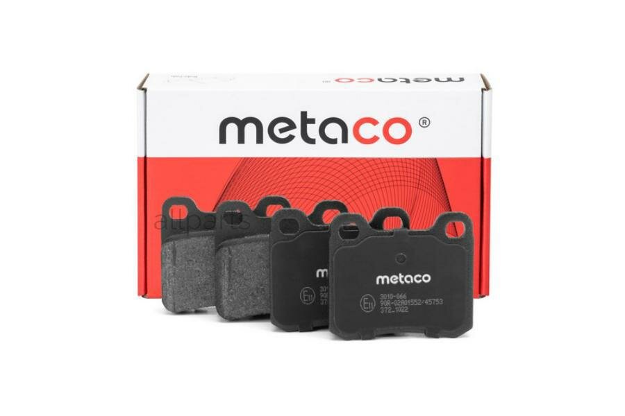 METACO 3010-066 Колодки тормозные задние дисковые к-кт