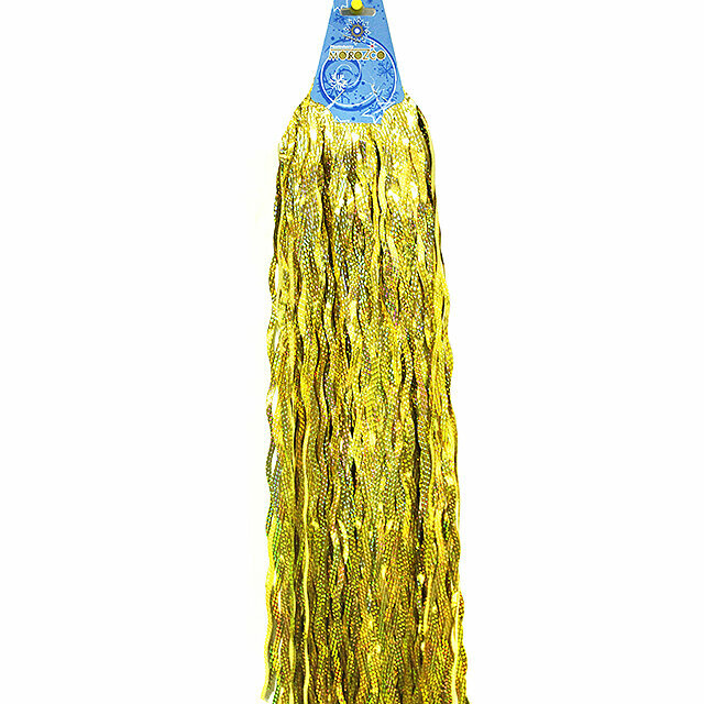 Дождик волнистый голографический 50*150 см золотой, MOROZCO, ДГ501502