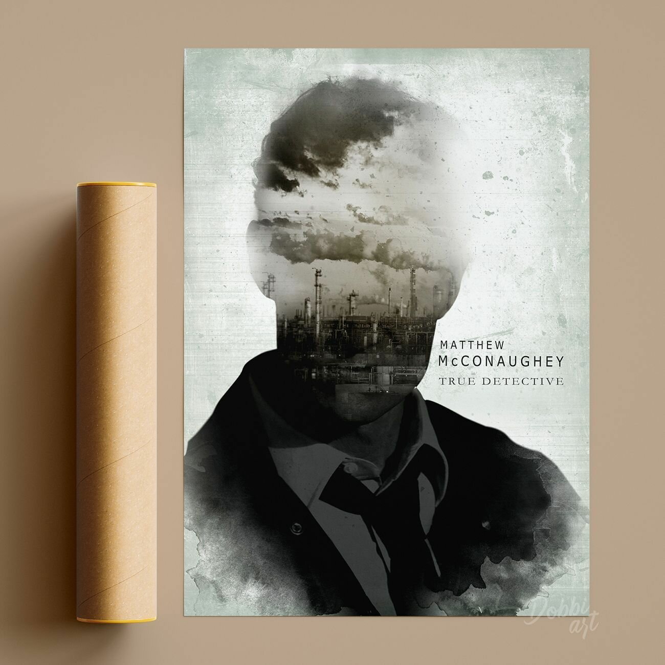 Постер Настоящий детектив 30х40 см без рамы/ True Detective/ Постер по игре для интерьера, в подарок