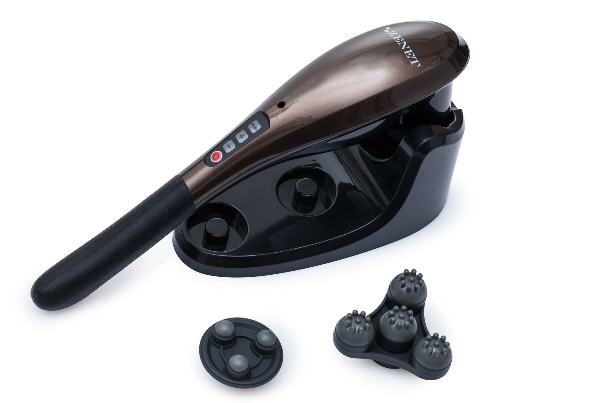 Массажер ZENET ZET-708, вибрационный, инфракрасный, 5 уровней интенсивности, на аккумуляторе