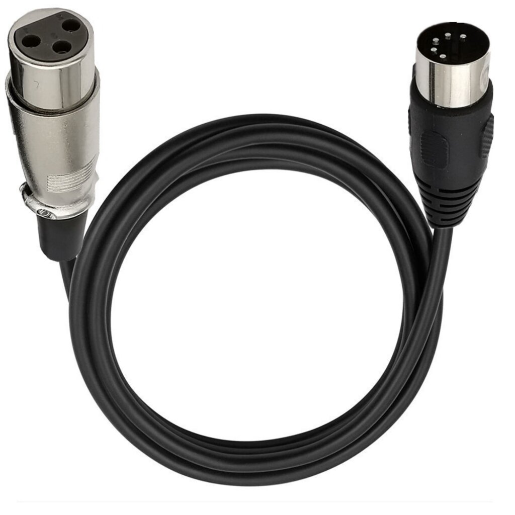 Большой аудиокабель DIN 5Pin-XLR XLR для мужчин и женщин-1,5 м-от мужчины к женщине