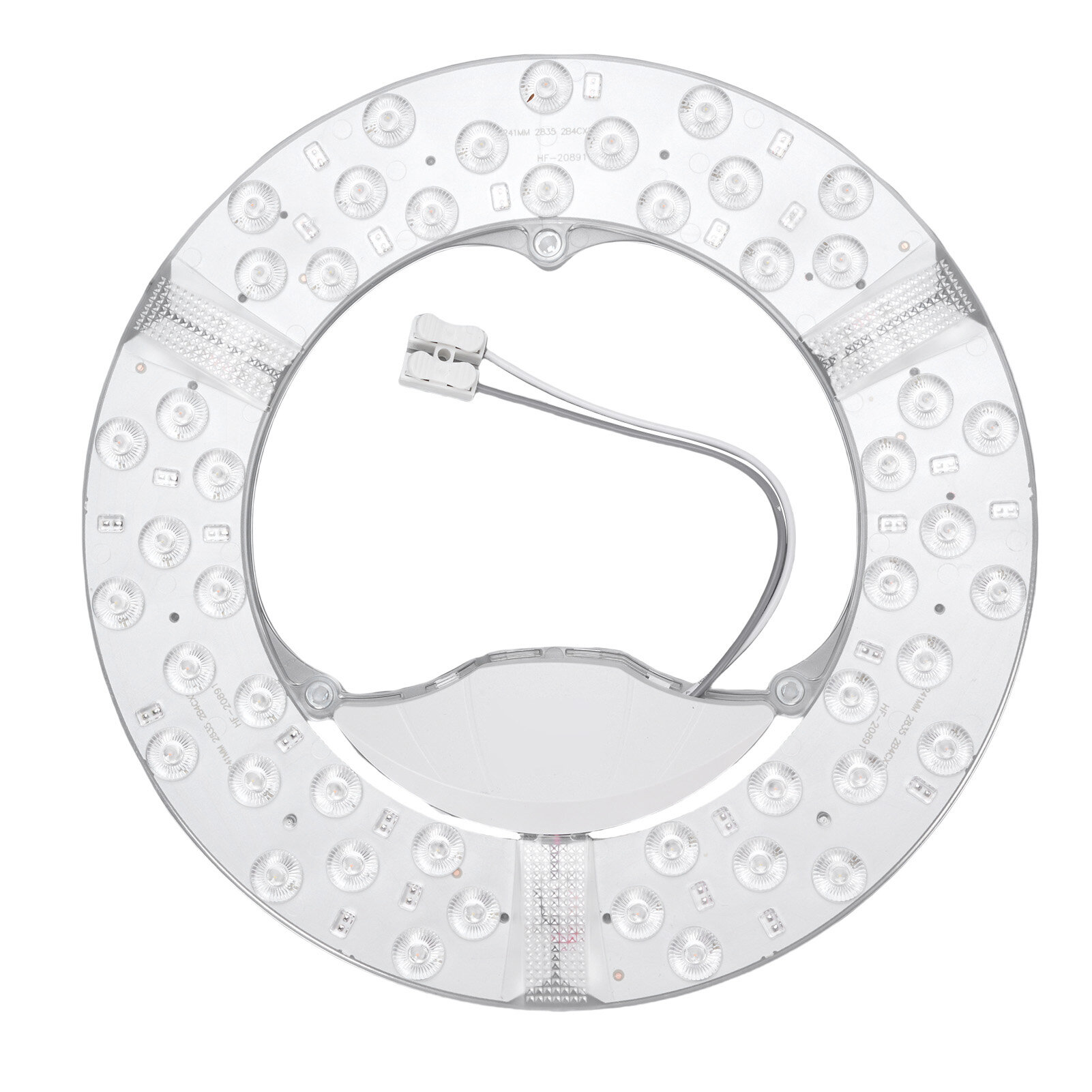 Потолочный вентилятор, светодиодный модуль, 3 цвета, яркость, регулируемый магнитный потолочный светильник, комплект для модернизации 48 Вт, 240 мм / 9,45 дюйма