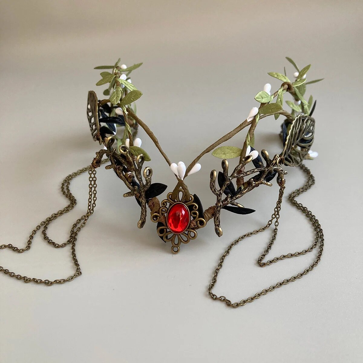 Эльфийская тиара из сплава железа Золотой цвет