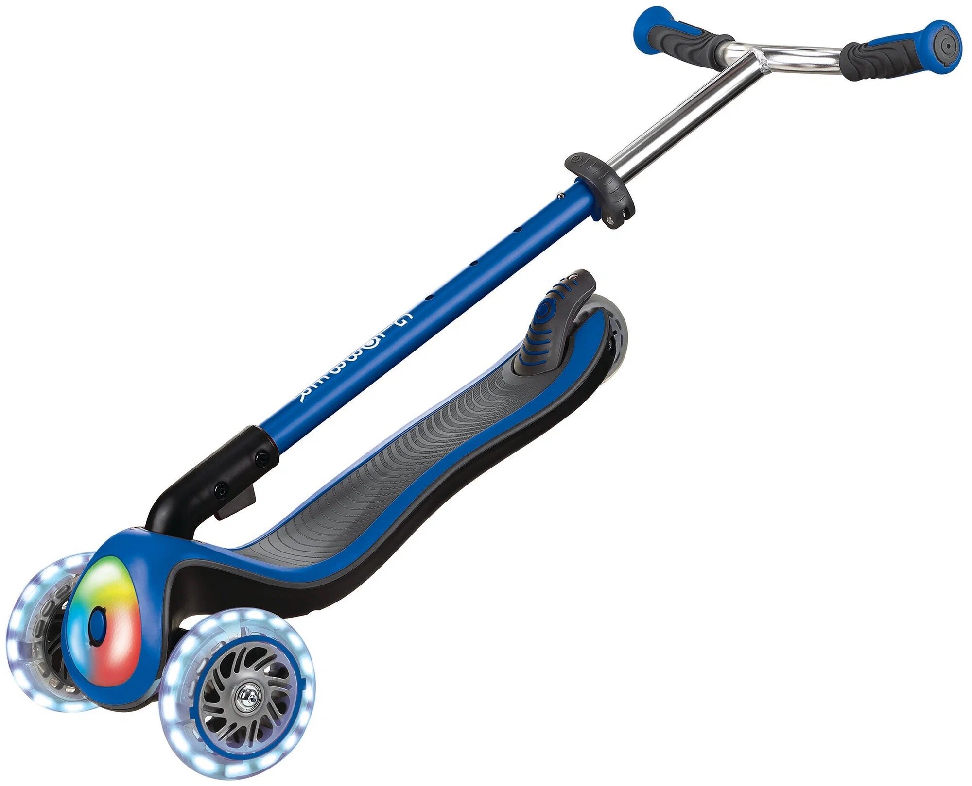 Самокат Globber Elite Prime, складной, мягкий, трехколесный, до 50кг