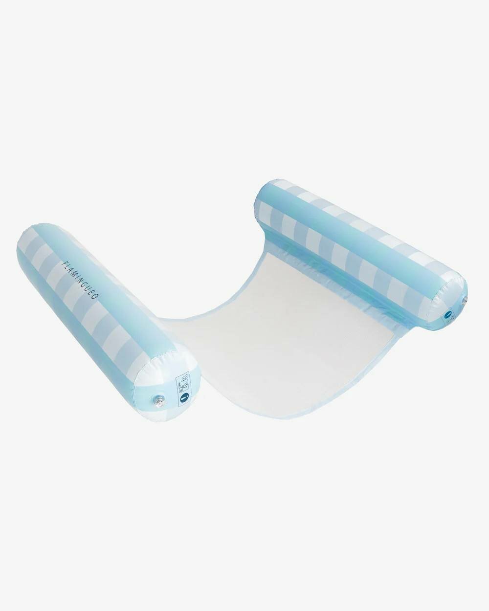 Гамак Flamingueo BAY Blue Flotador, для бассейна, голубой, 73x16.5x115см