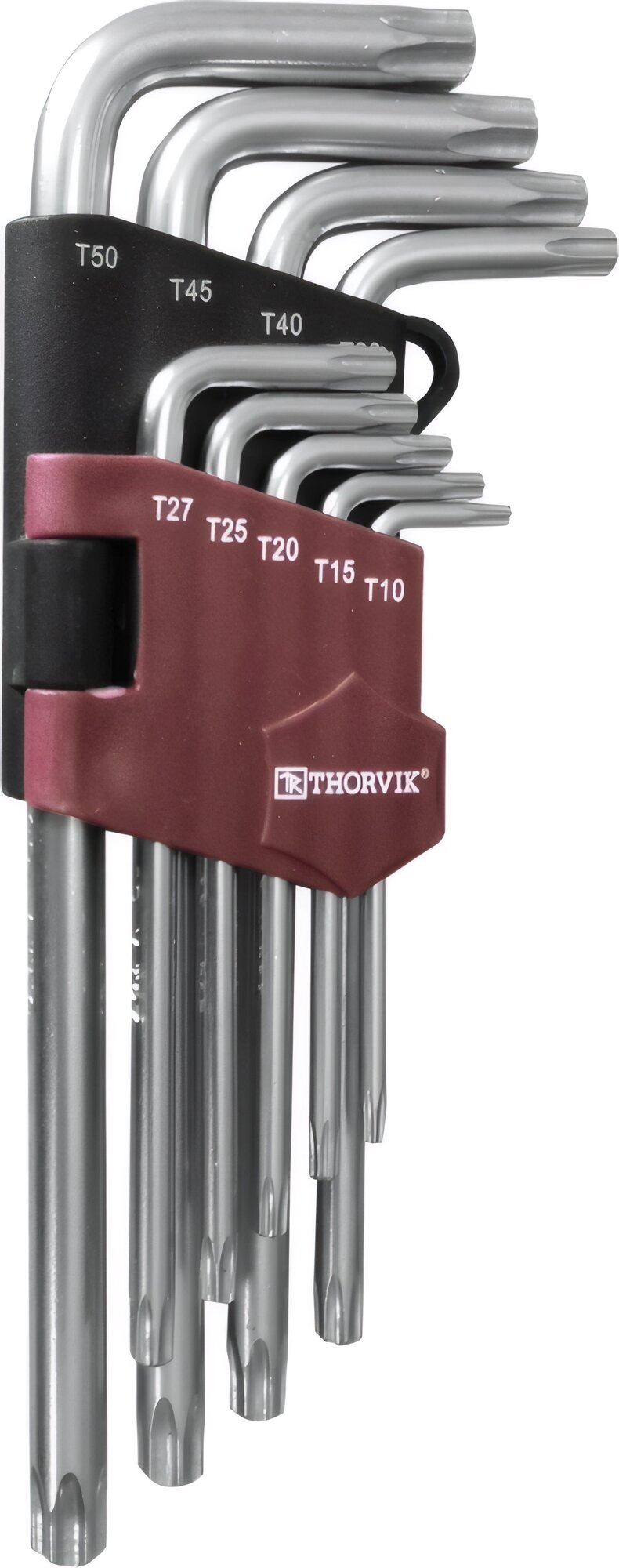 Набор ключей торцевых TORX, Т10-T50, 9 предметов Thorvik TK9S