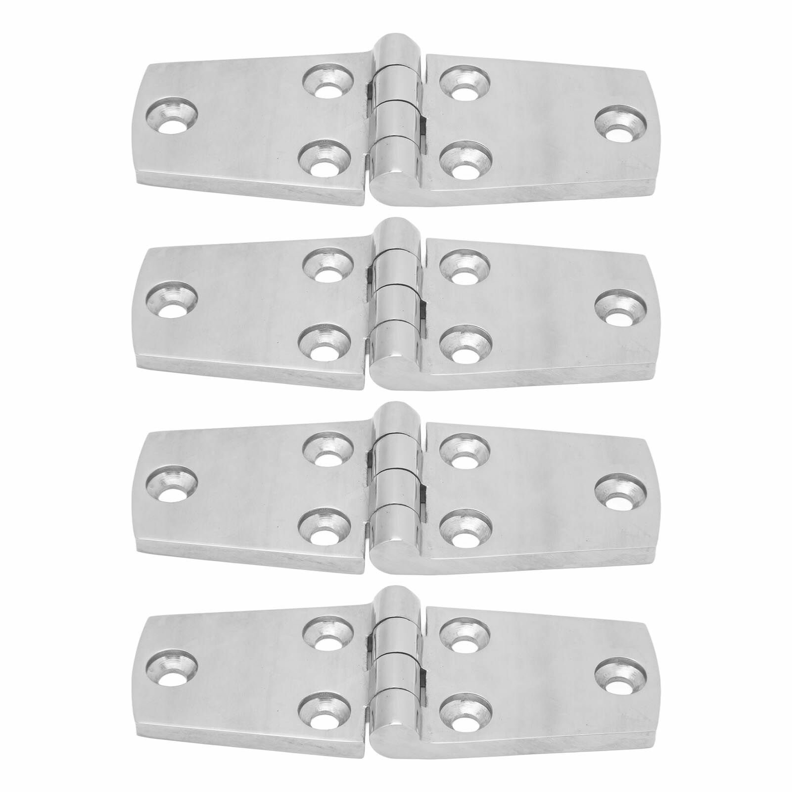 4 петли для люков 102х38 мм из нержавеющей стали для яхт