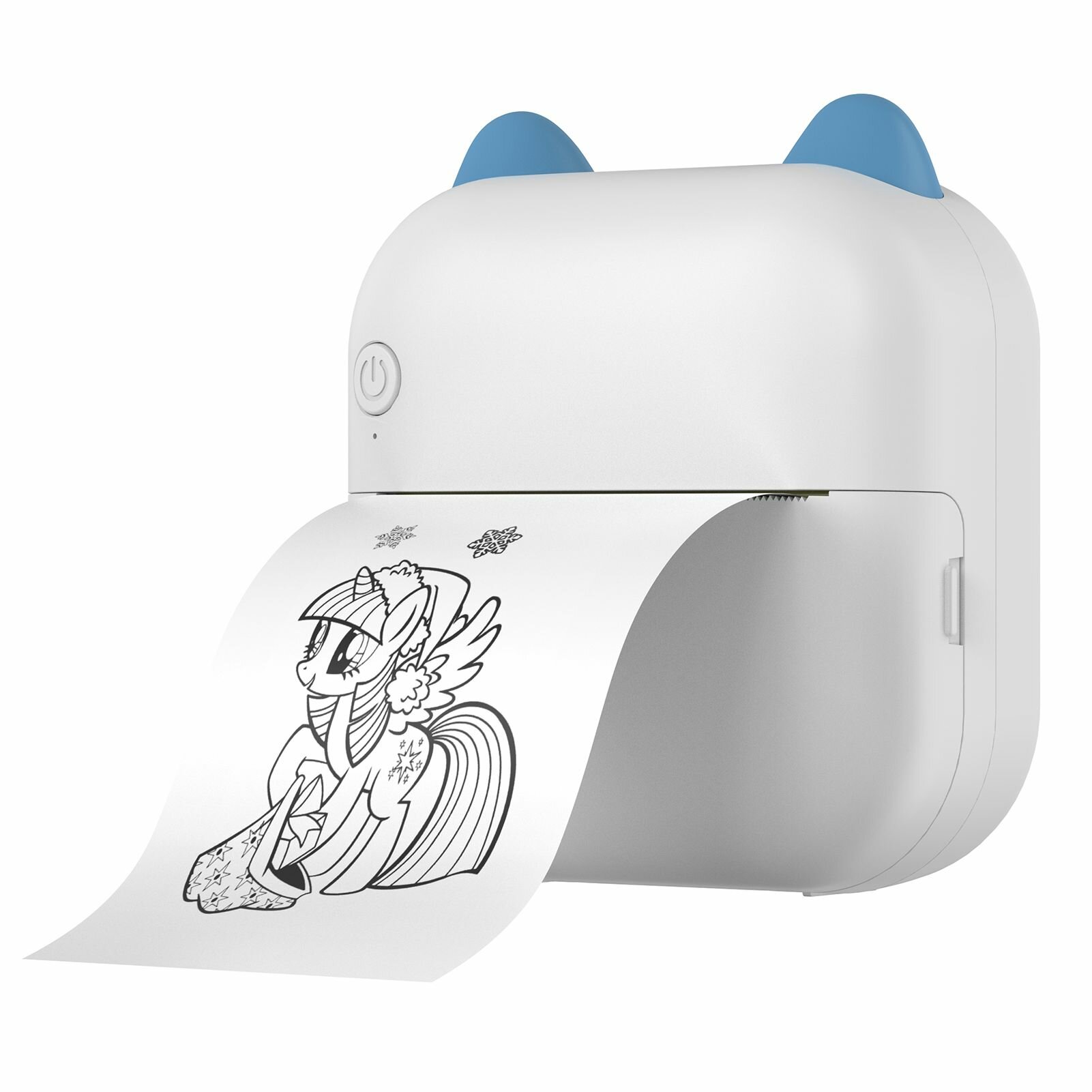 Мини-термопринтер, 1 рулон, 57 мм, BT, iOS/Android, для детей