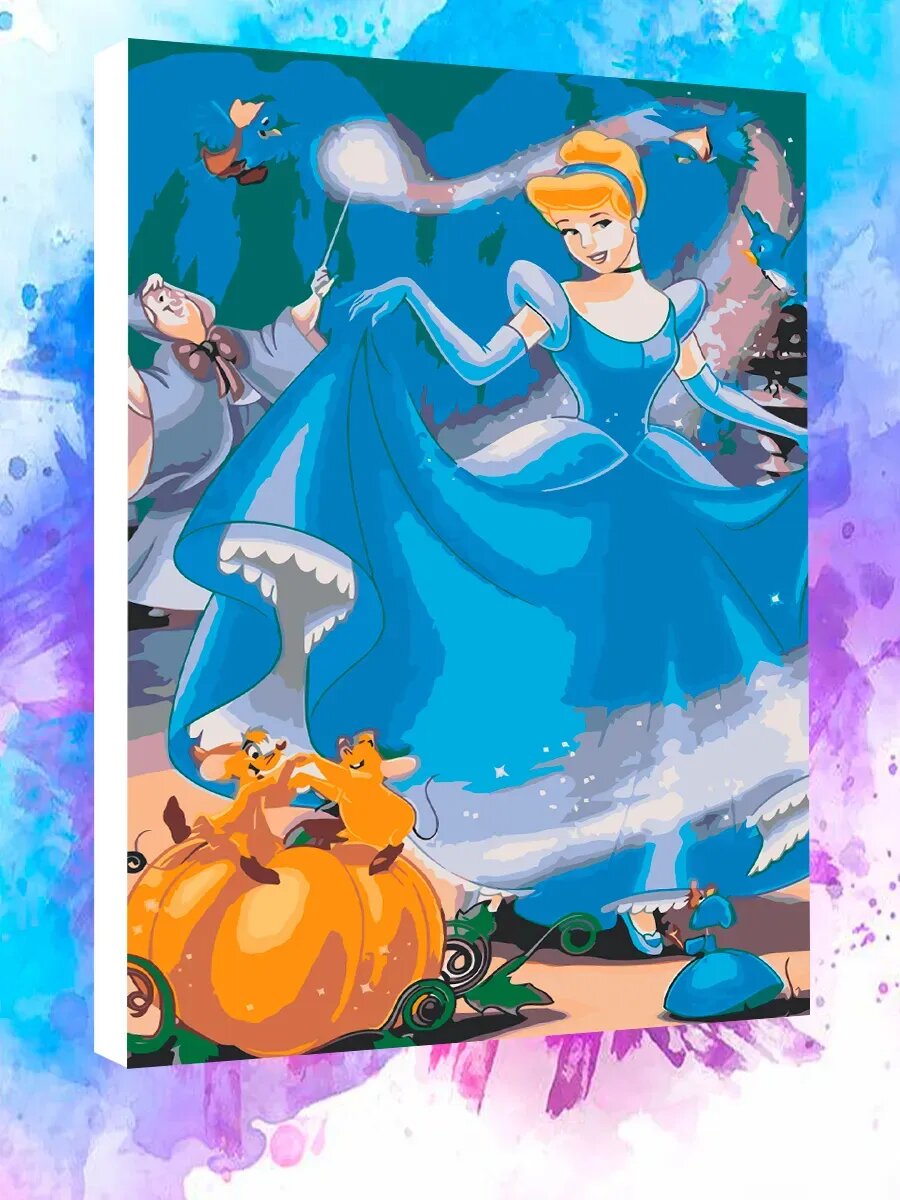 Картина по номерам Золушка Дисней Мультфильм