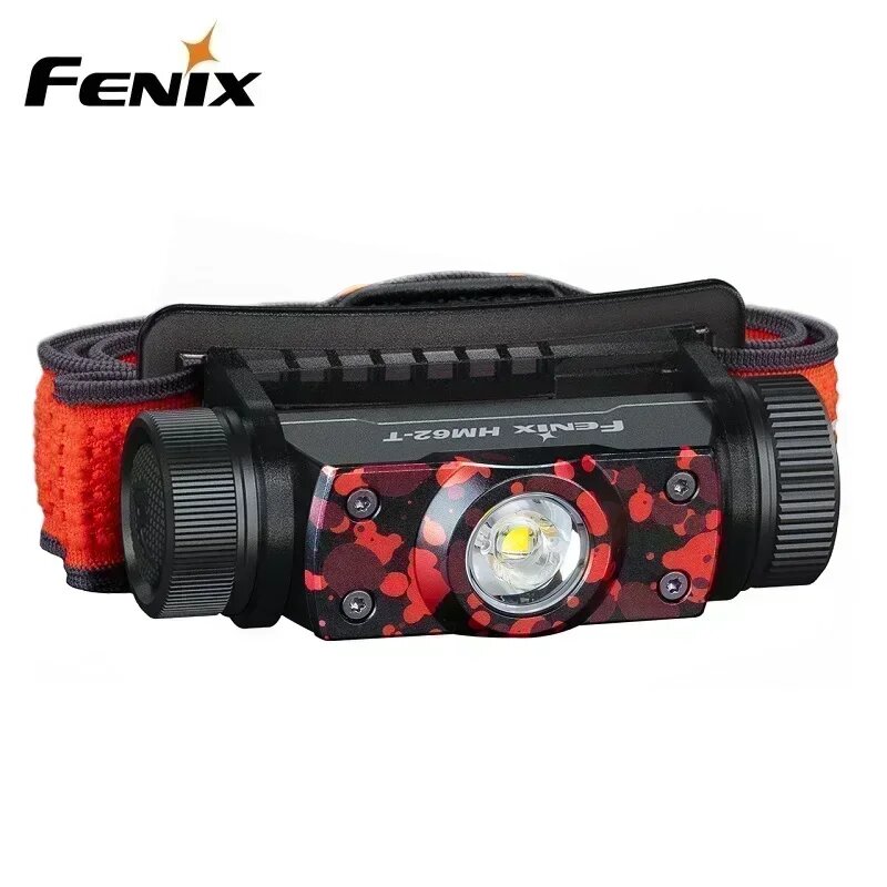 FENIX HM62-T 1200 люмен Простой легкий магниевый налобный фонарь для бега по пересеченной местности в комплекте с перезаряжаемой батареей
