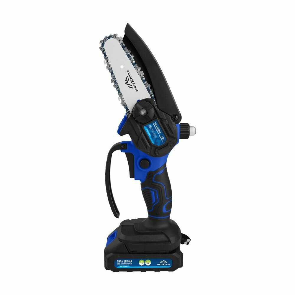 VERTEXTOOLS VCPC-21-1-100SET пила цепная аккумуляторная 21В шина 10см 1.5Ач