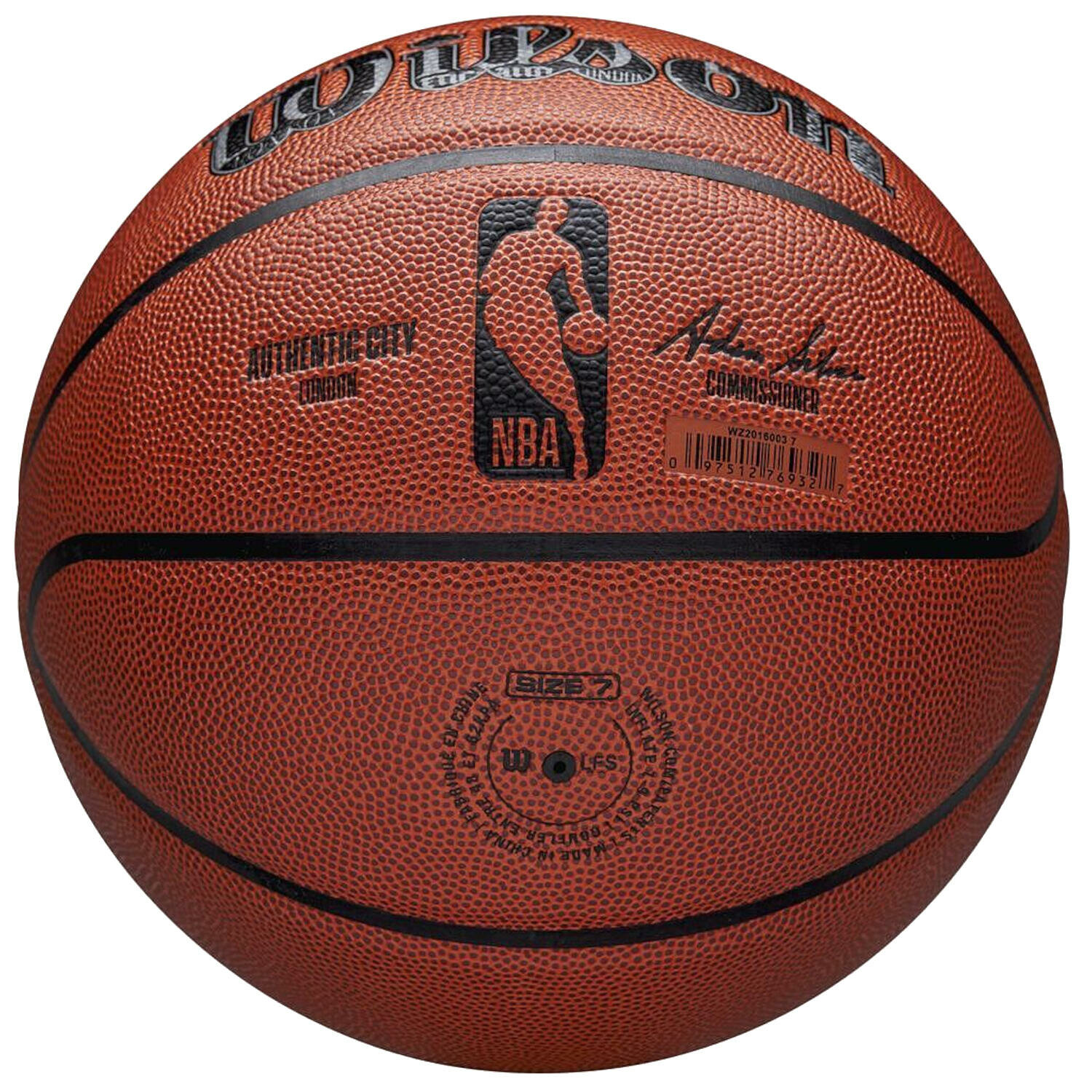 Decathlon Баскетбольный мяч NBA Authentic City London Ball размер 7, оранжевый - 7