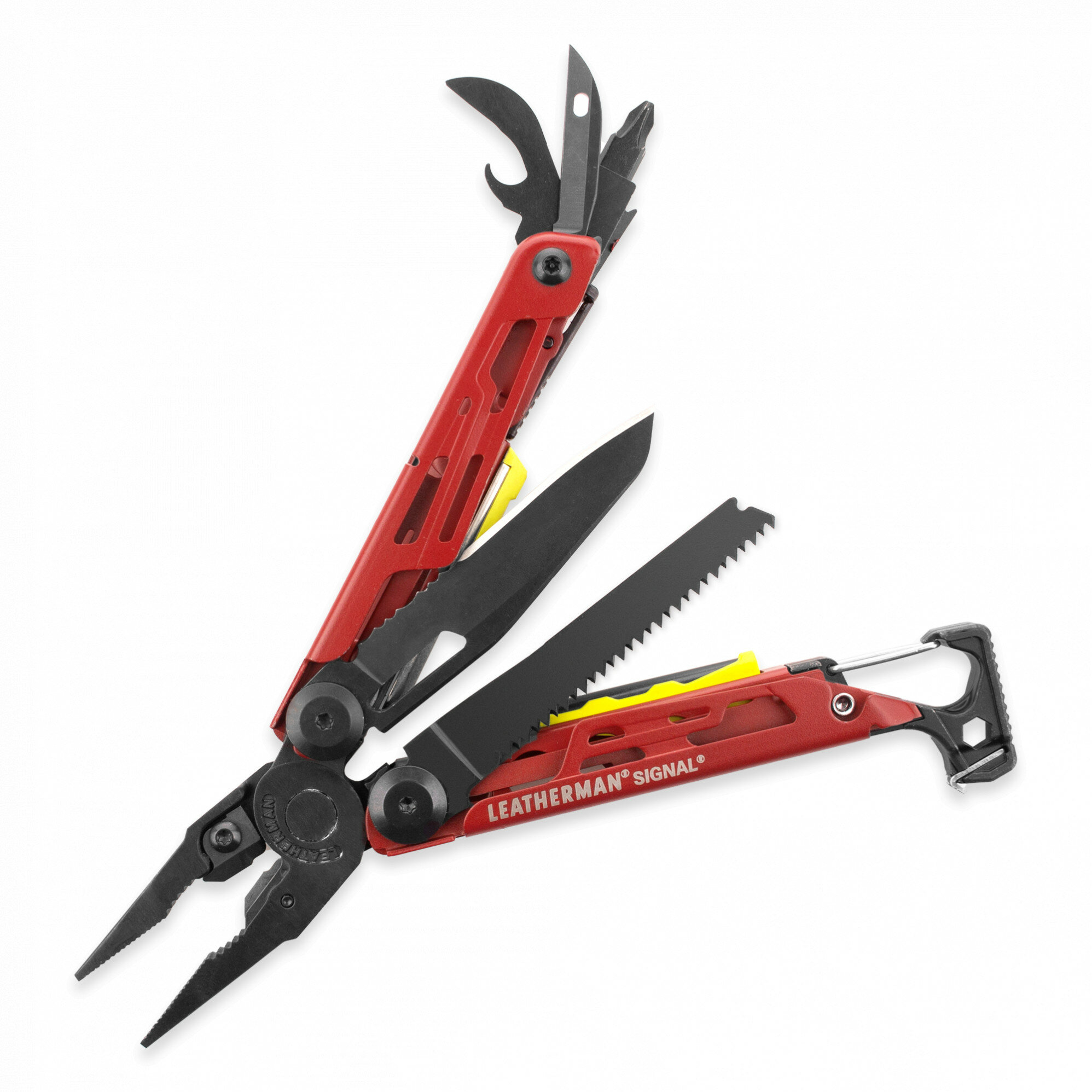 Мультитул LEATHERMAN Signal, нержавеющая сталь, 19 инструментов, 114мм