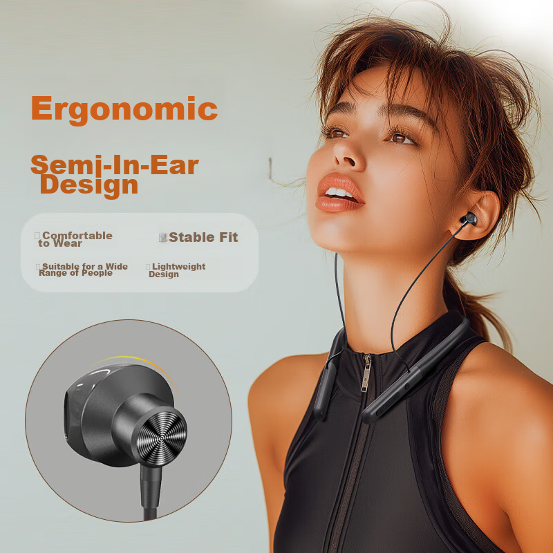Беспроводные наушники Aigo Neckband Earphones, цвет черный
