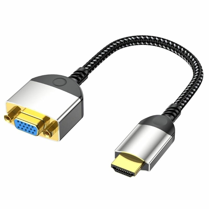 (1 шт.) Кабель HDMI (папа) - VGA (мама)